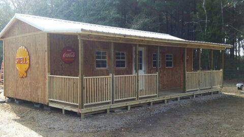 Porch Utility Buildings | Yoders Storage Buildings