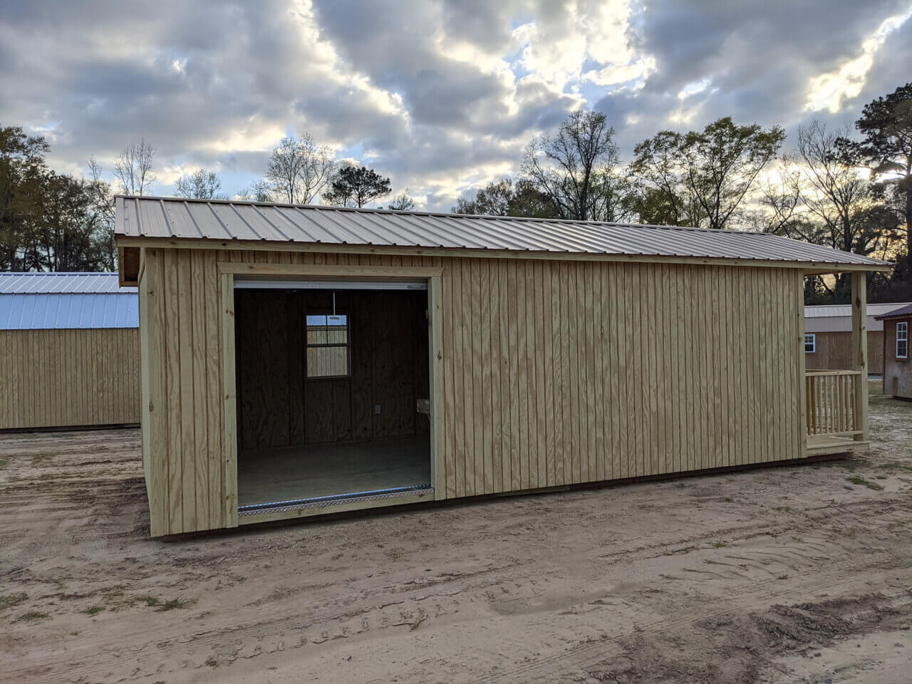 Porch Utility Buildings - Yoders Storage Buildings